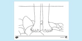 Child Stamping Feet Colouring | Colouring Sheets - Twinkl