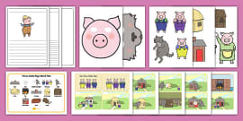 The Three Little Pigs Story Sequencing (teacher made)