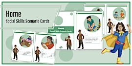 Playground Social Skills | Scenario Cards | Twinkl Resource