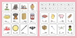 FREE! - Initial Sounds Peg Matching Game (teacher made)
