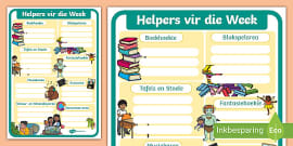 Dagprogram Plakkate Vir Voorskole (teacher made) - Twinkl