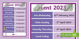 What is Lent? - When is Lent? - Teaching Wiki - Twinkl