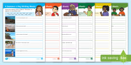 Level 3 Sentence A Day Differentiated Writing Sheets (Set 2)