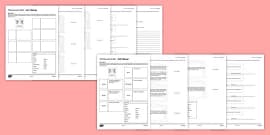 Romeo and Juliet Rhyming Plot Summary Worksheet - Twinkl