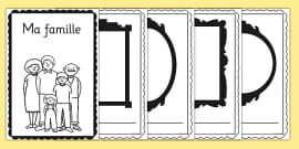 Family Members in French Vocabulary Cards | K-1 Resources