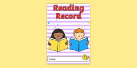 Reading Record PDF - Primary Resources (teacher made)