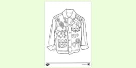 Waterproof Jacket Colouring Sheet | Colouring Sheets