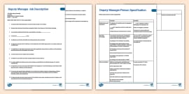 Room Leader Job Description and Person Specification for Early Years