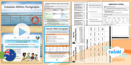Paragraph Cohesion Worksheet / Worksheet Alice In Wonderland
