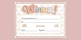 Singing Star Certificate,best singer certificate - Twinkl