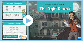 igh ie i-e y Phoneme Spotter Story Worksheet (teacher made)