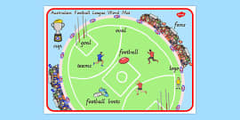AFL Colouring Pages - colour in, AFL, footy day, footy colours