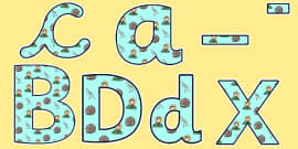 FREE! - Spring Themed Display Lettering (teacher made)