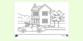 👉 Numicon Shape Houses 1-10 Display Posters - Twinkl