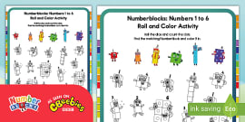 FREE! - 👉 Numberblocks: Blockzilla Comparing Numbers Activity