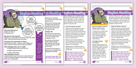 UKS2 Stephen Hawking Differentiated Reading Comprehension