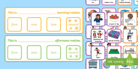 Kindergarten Foundation Visual Timetable (teacher made)