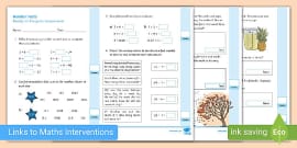 Year 5 Maths Reasoning Test Set 1 Assessment Pack & Analysis Grid
