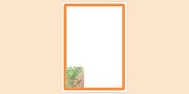 Illustrated Robin Bird Page Border | Twinkl Resources