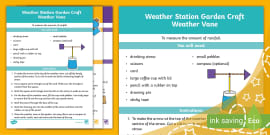 Home-made Weather Station - KS1 - Primary Resource