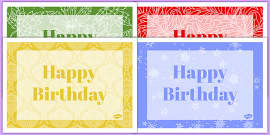 Circus Themed Birthday Party Activity Place Mats - Twinkl
