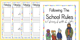 Following the School Rules Booklet (Teacher-Made) - Twinkl