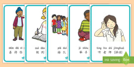 Class Rules Poster English/ Mandarin Chinese