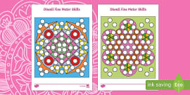 Diwali Cutting Skills Worksheet -diwali, divali, scissor skills, physical