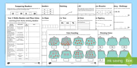 Year 2 Summer Themed Maths Activity Booklet (teacher made)