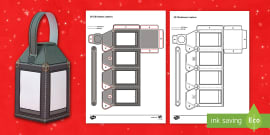 FREE! - Paper Lantern Craft Template | Primary Arts and Crafts