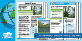 Amazon Rainforest Deforestation Lesson Plan - Geography