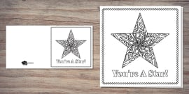 Shooting Star Colouring Sheets | Colouring Pages - Twinkl