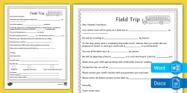 Field Trip Itinerary Template | Resource | Twinkl USA