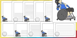 FREE! - Rugby Ball Page Border (teacher made) - Twinkl