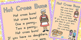 How to Draw a Hot Cross Bun (teacher made) - Twinkl