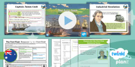 First Fleet Comprehension Reading Activity - English