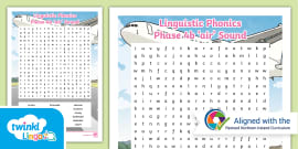 Air Word Search - Primary Resources (teacher made) - Twinkl