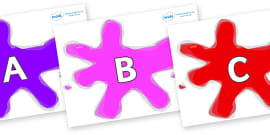 Editable Splats (Large) - Splat, splats, display, editable