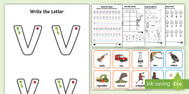 JQUVWXYZ Sorting Cards (teacher made) - Twinkl