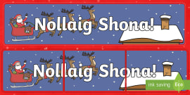 Aistear An Nollaig Word Cards (teacher made) - Twinkl