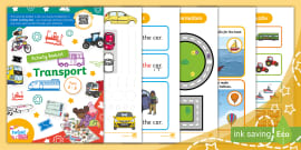 Modes of Transportation Worksheet | Cut and Glue — Primary