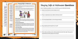 Keeping Safe Reading Comprehension (teacher made) - Twinkl
