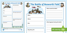 KS1 The Battle of Bosworth Information PowerPoint - Twinkl
