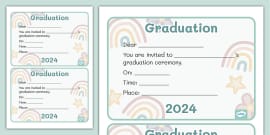 EYFS Graduation Pack (teacher made) - Twinkl