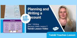 Writing a Recount PowerPoint (teacher made)