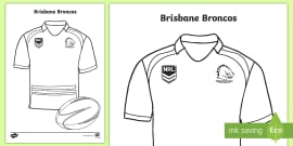 NRL Colouring Pages | Rugby Players | Primary Resource