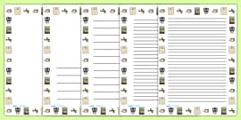 Simple WW2 Spitfire Paper - Craft Activity (teacher made)