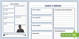 KS2 All About Lewis Latimer PPT (teacher made) - Twinkl