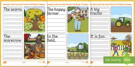 Autumn Sentence Unscramble (teacher made)