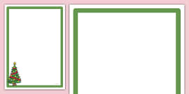 FREE! - Christmas Page Border Design | Page Borders | Twinkl